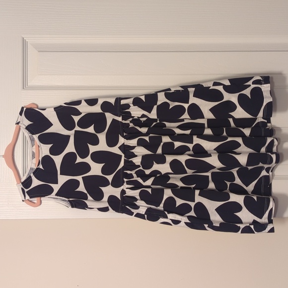 Primary | Dresses | Primary Dress Blue And White Hearts Size 89 | Poshmark